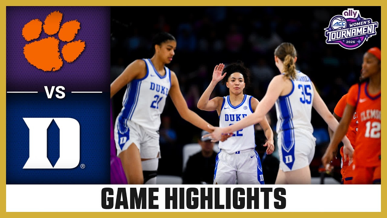 Clemson vs. Duke Game Highlights | 2026 Ally ACC Women's Basketball ...