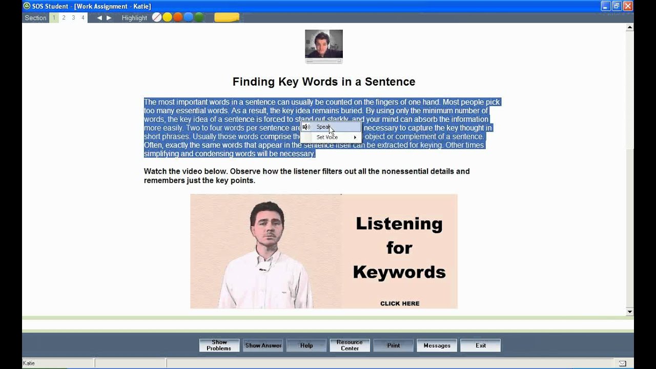 Switched-On Schoolhouse 11th Grade English III Language Arts Demo - YouTube