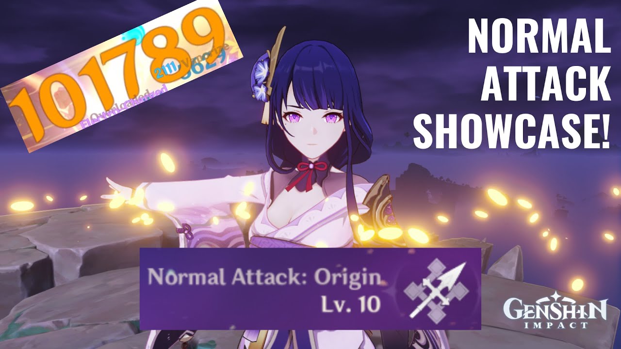 Raiden Shogun normal attack potential [Genshin Impact] - YouTube