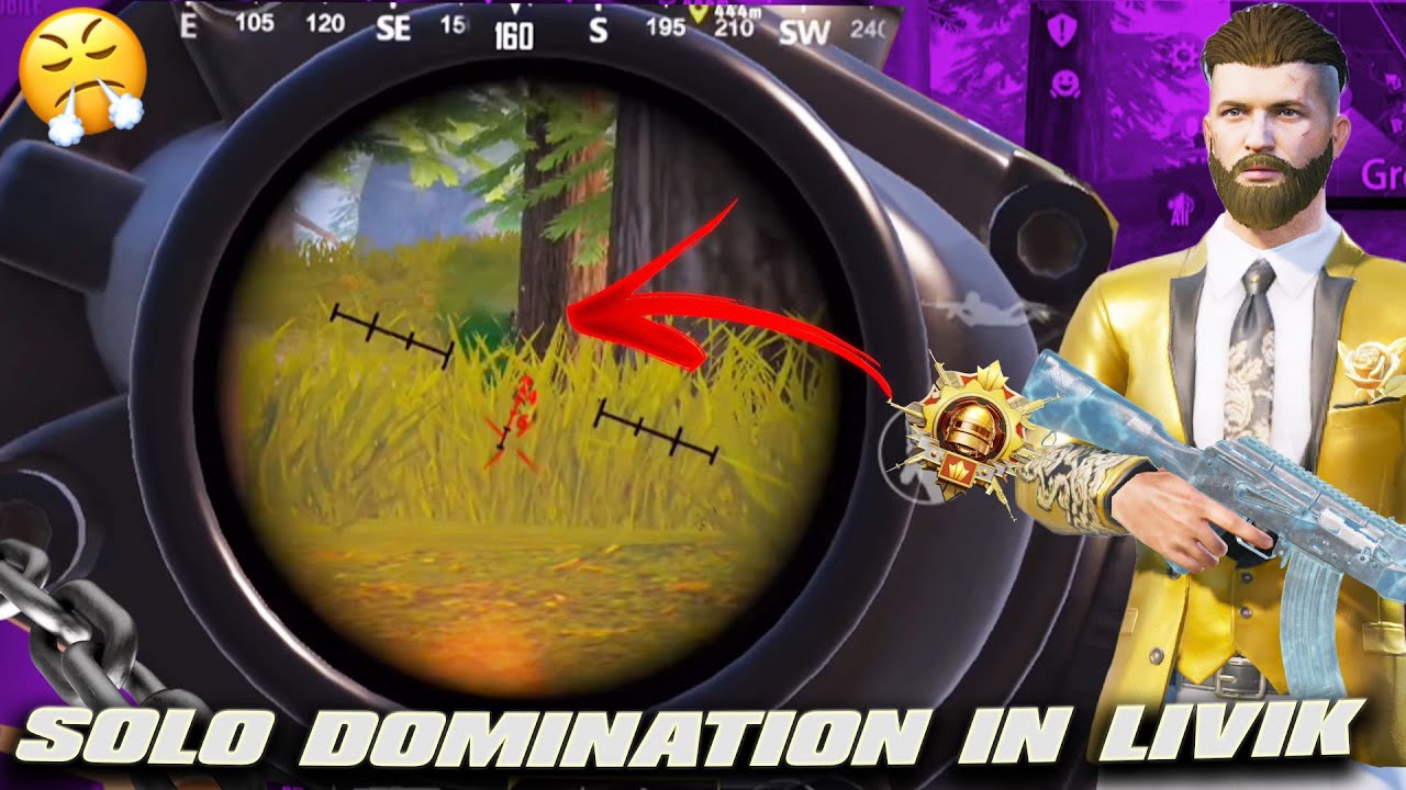 11 kills solo domination in livik pubg mobile shadow blade pubg/bgmi ...
