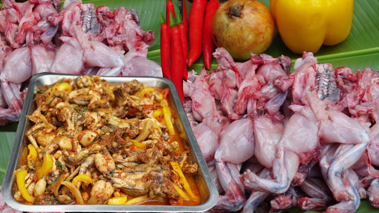 Cooking curry frogs and bell pepper recipe - Simple cooking channel ...