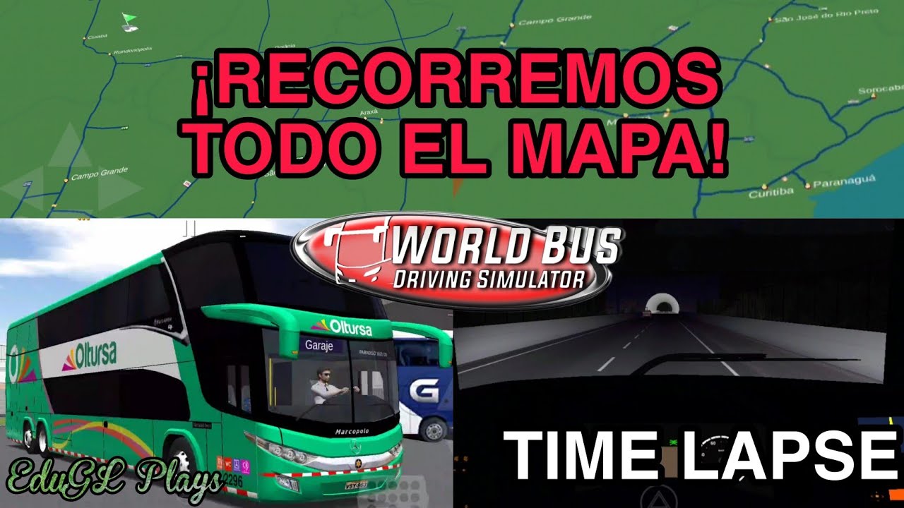 Recorriendo todo el mapa de World Bus Driving Simulator - TIME LAPSE ...