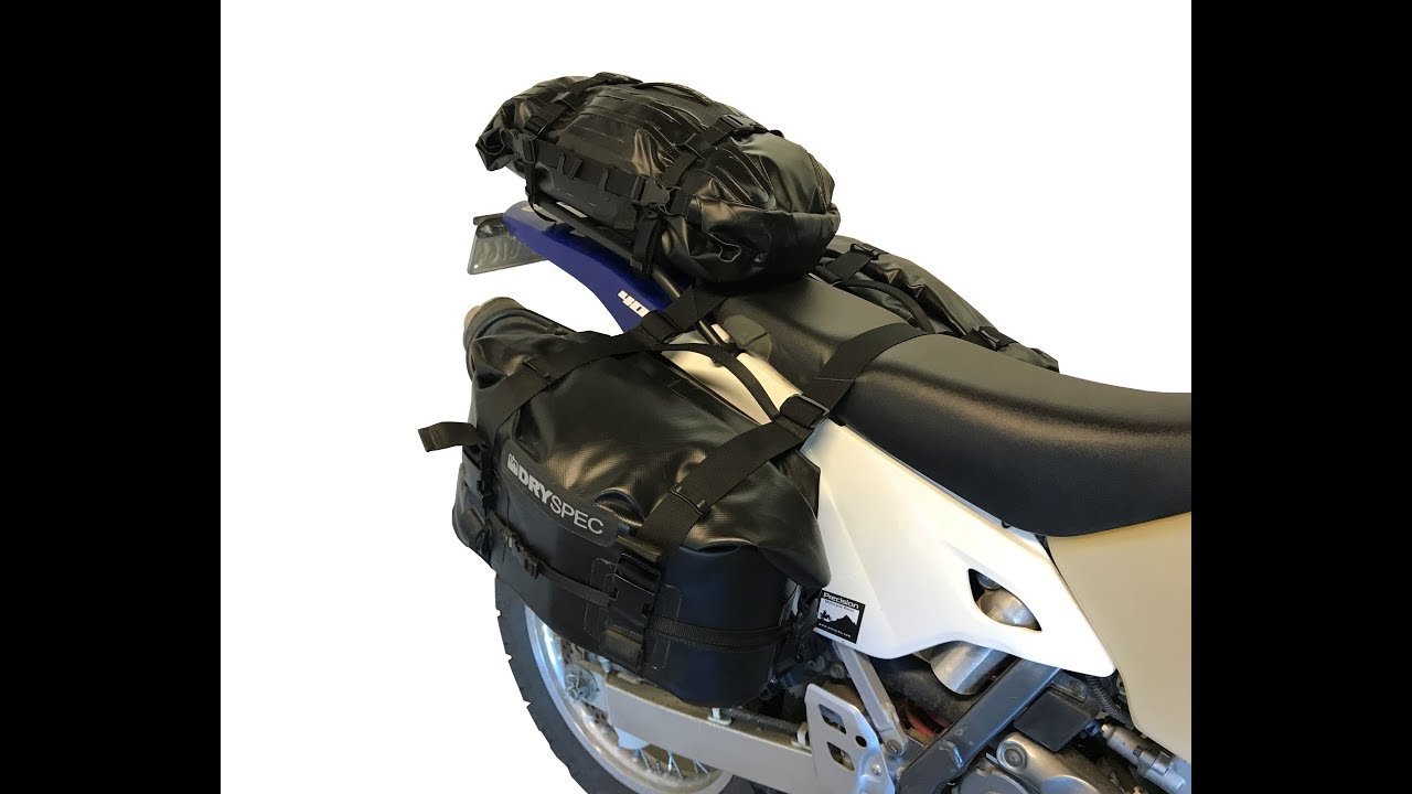 DrySpec D28 Bag Installation - Precision Motorcycle Racks DRZ400 ENDURO ...