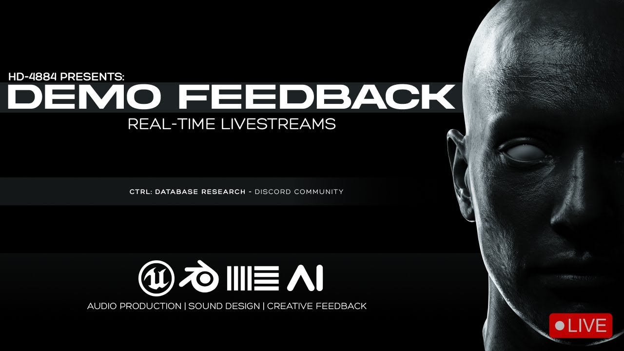 Demo Feedback w/ HD-4884 (CTRL: Studio Livestream) || 2025 || (Unreal Engine, Virtual Artist ...