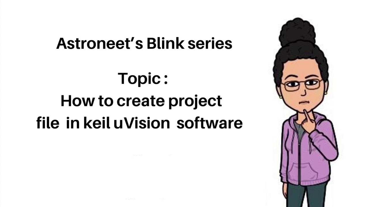 How to create first project workspace for Keli uVision software - YouTube