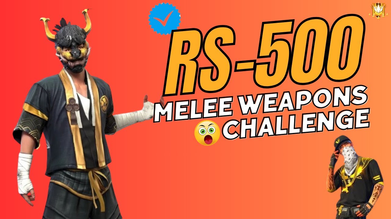 2024 MELEE WEAPONS CHALLENGE VIDEO | FREE FIRE MELEE WEAPONS CHALLENGE ...