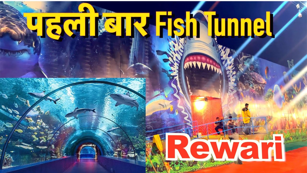 Rewari मे पहली बार Fish Tunnel ! Fish Tunnel Aquarium Mela ! Fun Fair ...