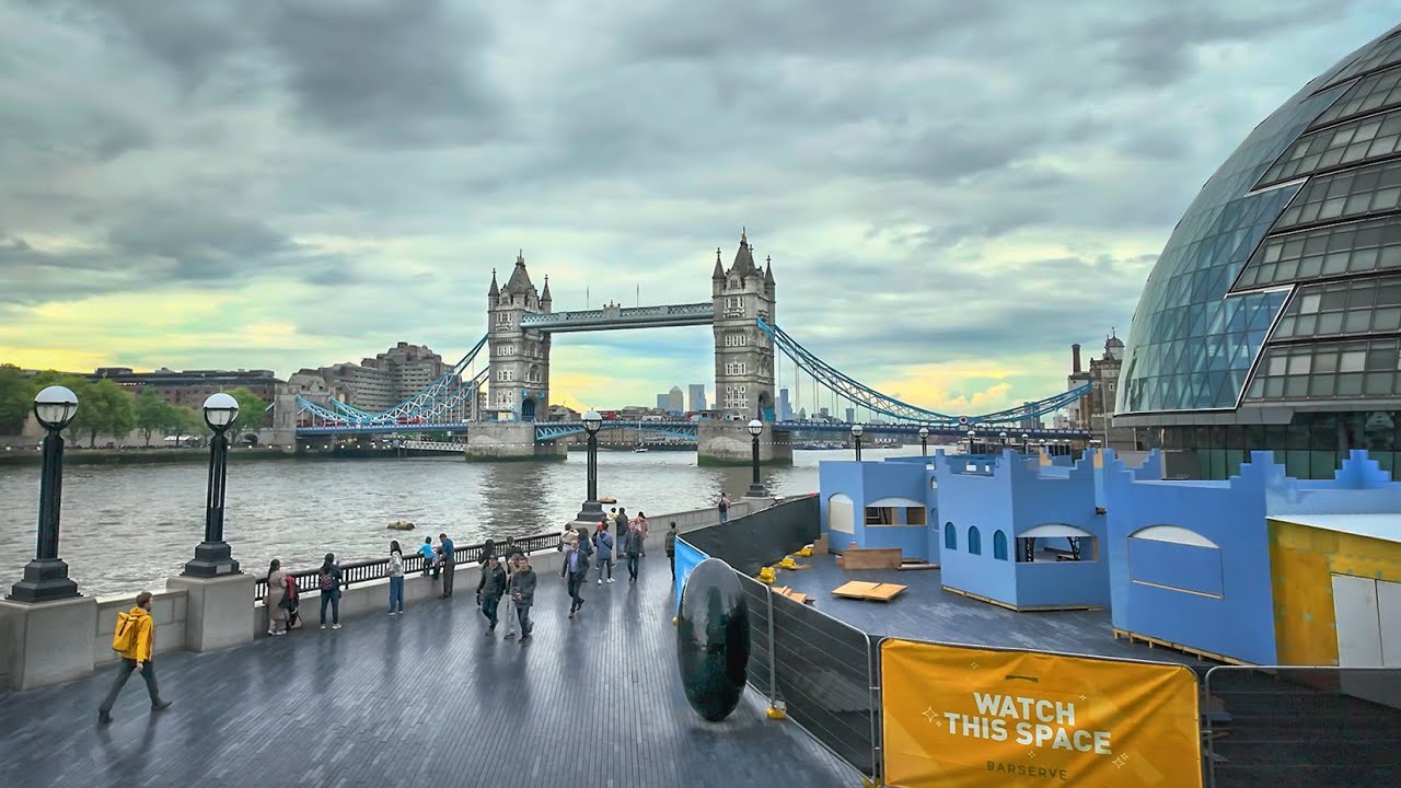 London Walk 🇬🇧 Waterloo Station to London Bridge Station · 4K HDR - YouTube