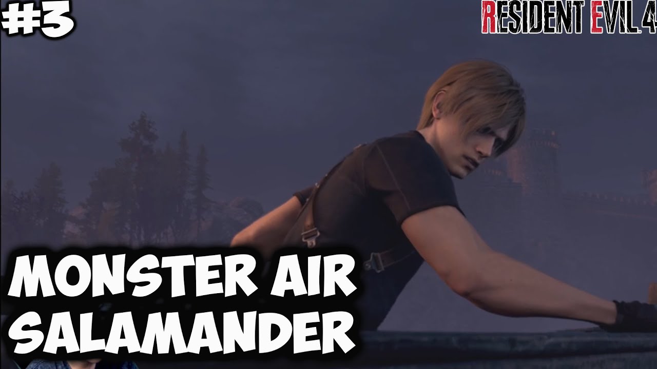 Melawan Monster Air Salamander - RESIDENT EVIL 4 REMAKE GAMEPLAY | Part ...