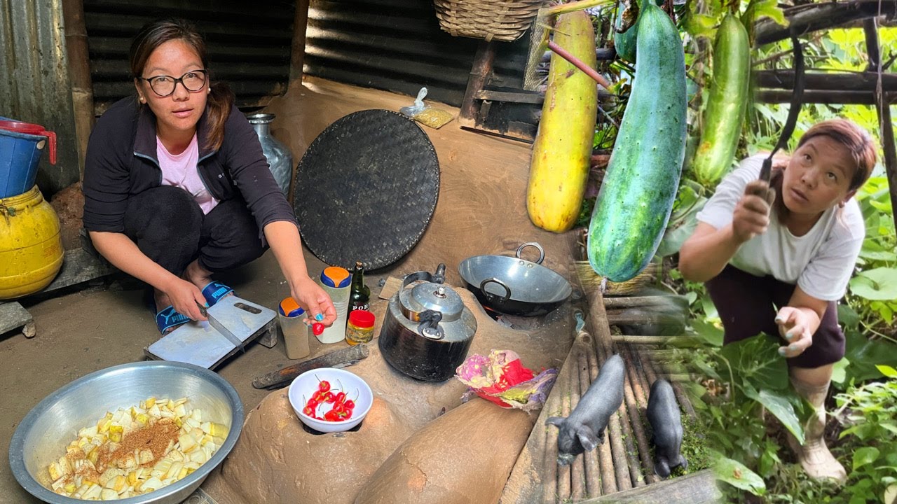 Beautiful Countryside Simple Lifestyle of East Nepal | Harvesting ...
