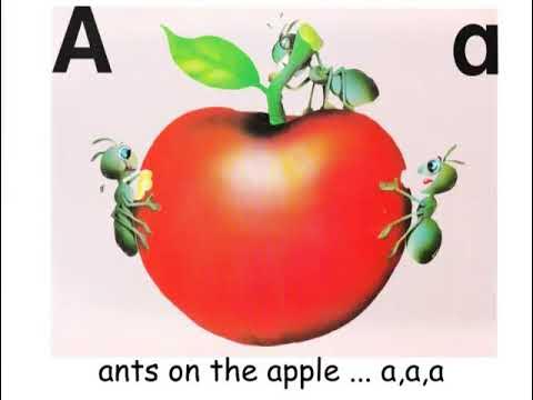 Montessori phonics song/Alphabet song/ants on the apple / A kids house ...