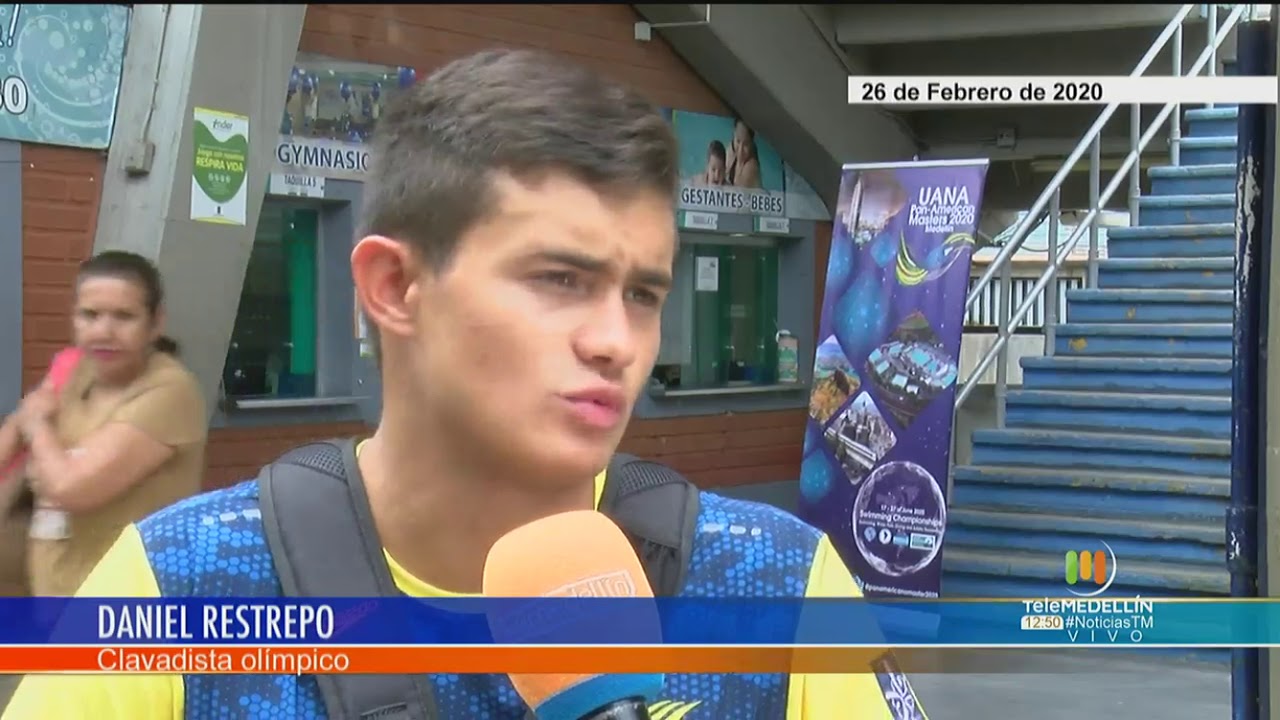 Pese a la crisis, el clavadista Daniel Restrepo no para de entrenar ...
