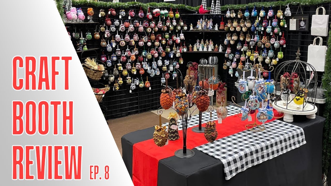 Craft Fair BOOTH REVIEW - Ep. 8 - Vendor Booth Display Ideas - YouTube