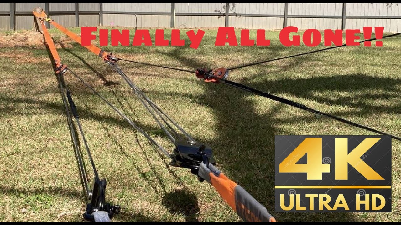 #6 Pulling Two Stumps With Snatch Block Pulleys, 7:1 and 21:1 ...