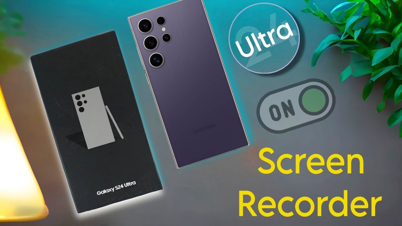 Samsung Galaxy S24 Ultra Start Screen Recording | How to Screen Record ...