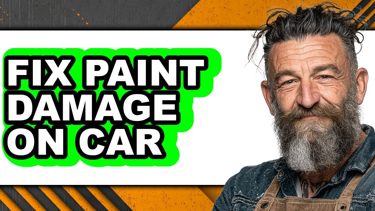 How to Fix Paint Damage on Car (easy Method) - YouTube