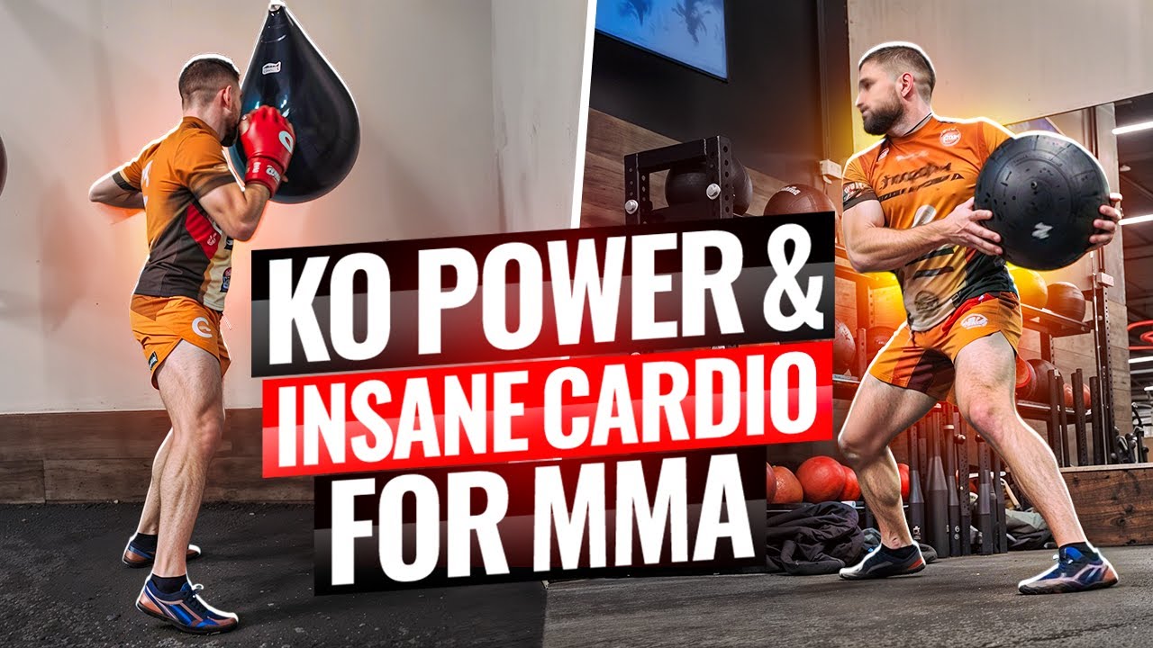Full MMA Striking Power and Cardio Workout - YouTube