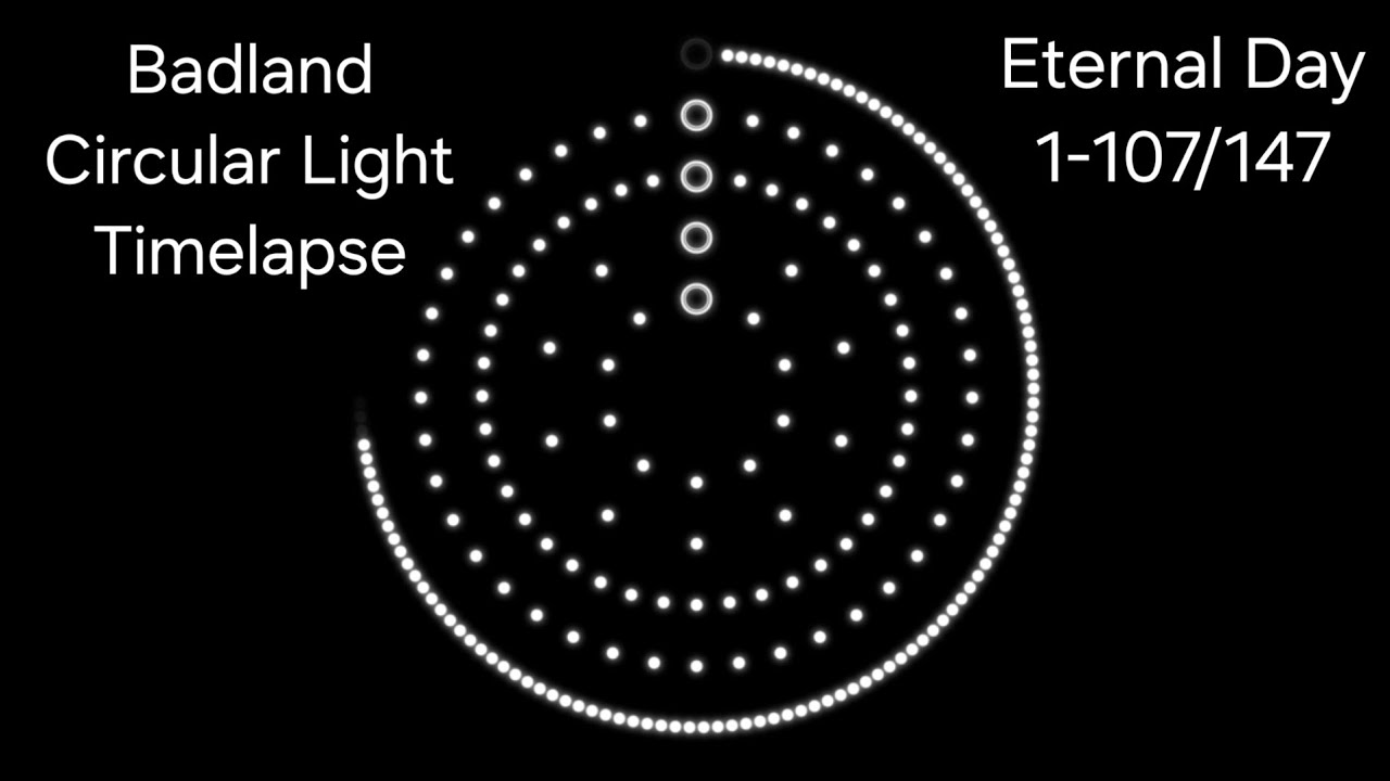 Badland Eternal Day, Circular Light Timelapse! - YouTube