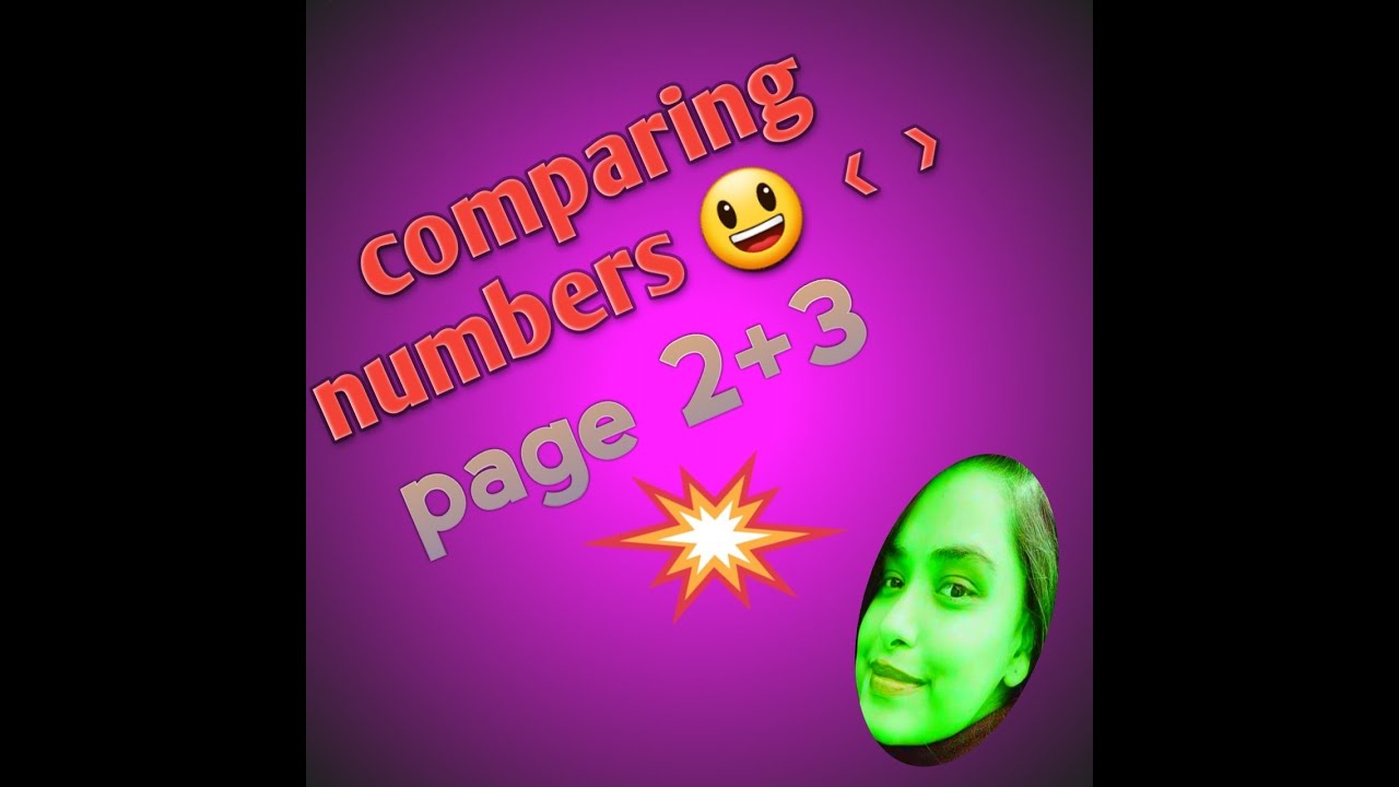 comparing numbers page-2 +try this solution with practical activities ...