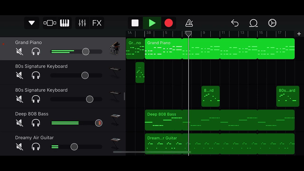 I remixed one of my old unfinished songs in Garageband #garageband ...