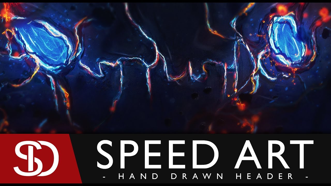Hand Drawn Twitter Banner || Speed Art - YouTube