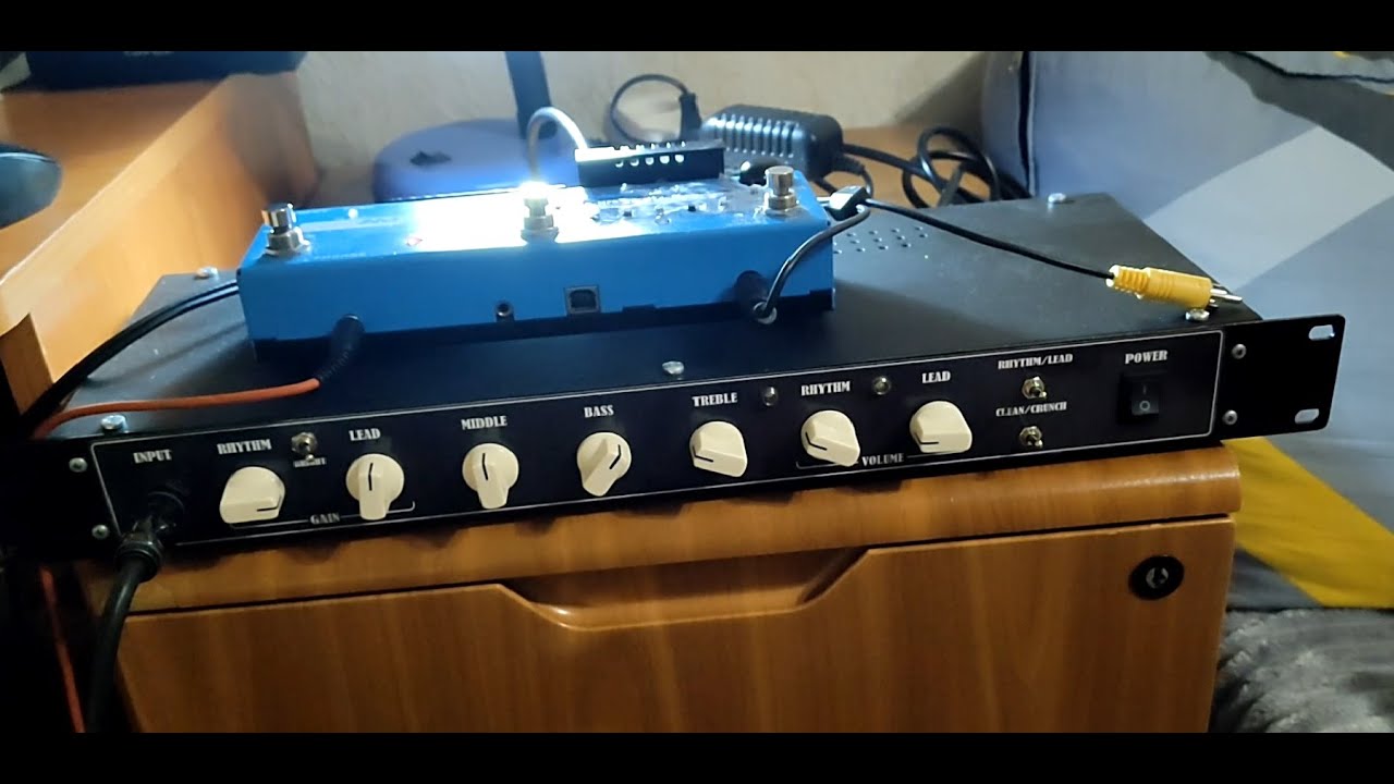 Tube preamp Slo 100 clone (tube 6Н2П (6N2P)) - YouTube