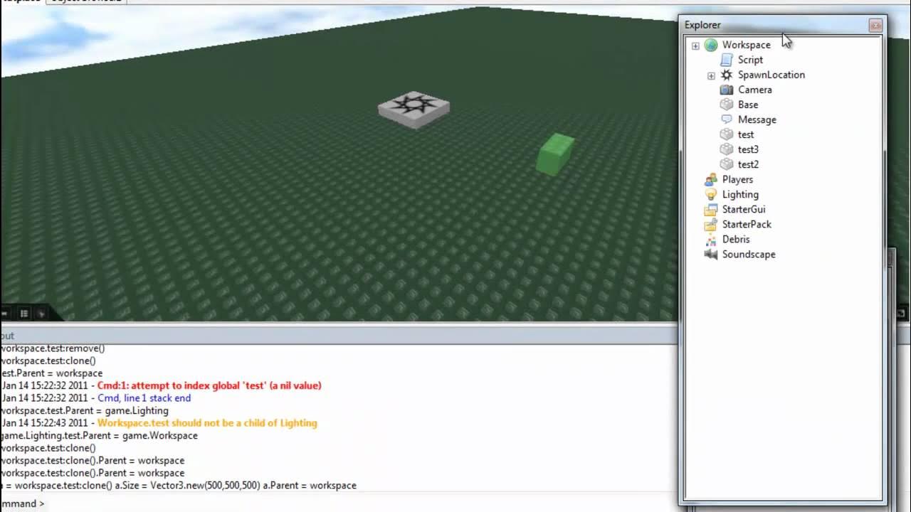 Roblox Lua Tutorials - 7: Part 1: Built in functions (methods) - YouTube