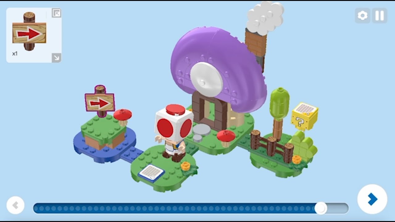 LEGO Instructions For Super Mario Toad's Special Hideaway Expansion Set ...