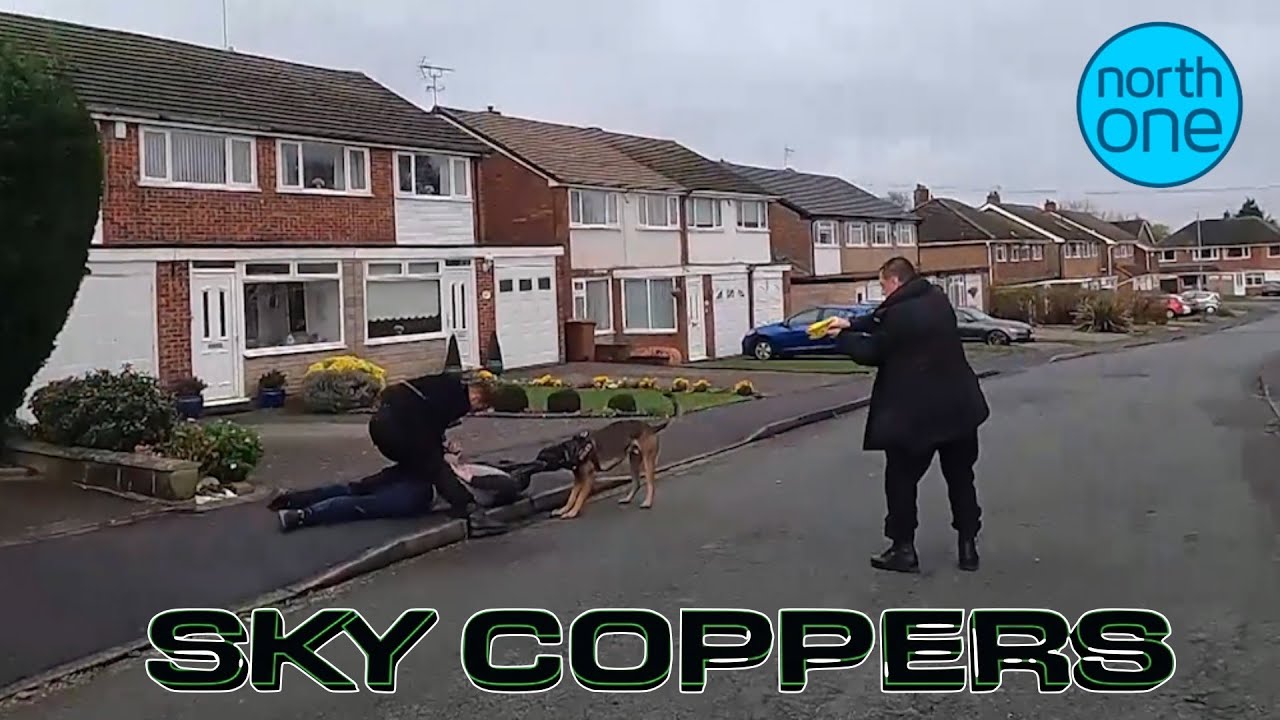 Police Dog catches Criminal in Crazy car chase | Sky Coppers - YouTube