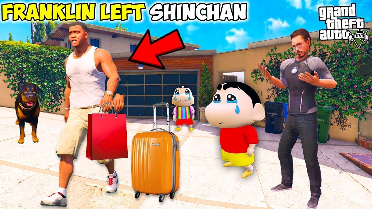 GTA 5 : Shinchan & Pinchan Left Franklin in GTA 5! (GTA 5 mods) - YouTube