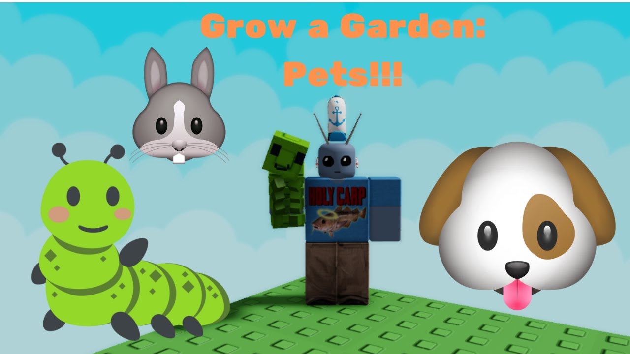 Grow a garden: sneak peek of PETS!!! - YouTube