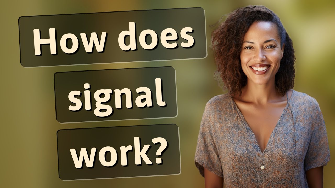 How does signal work? - YouTube