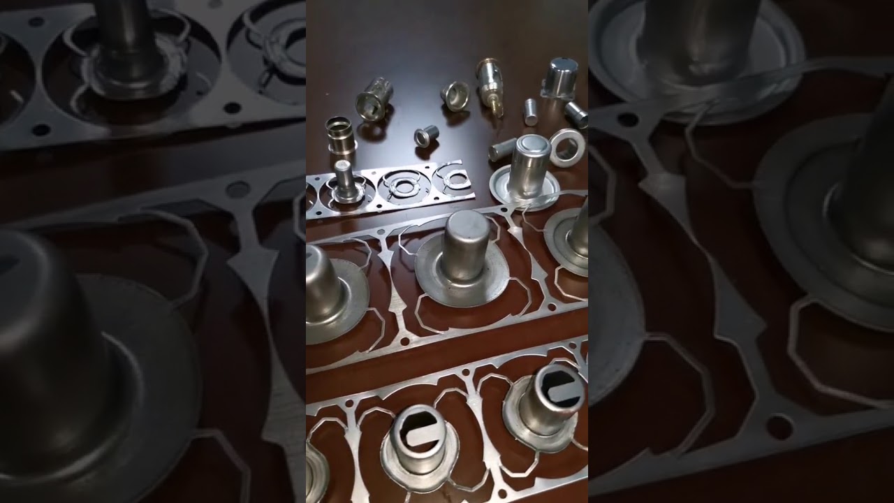 deep drawing progressive die - YouTube