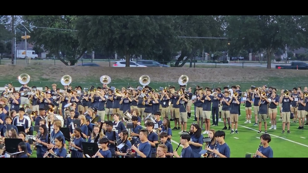 Allen High School Marching Band 🥁 Tailgate Concert 2 (9/11/23) - YouTube