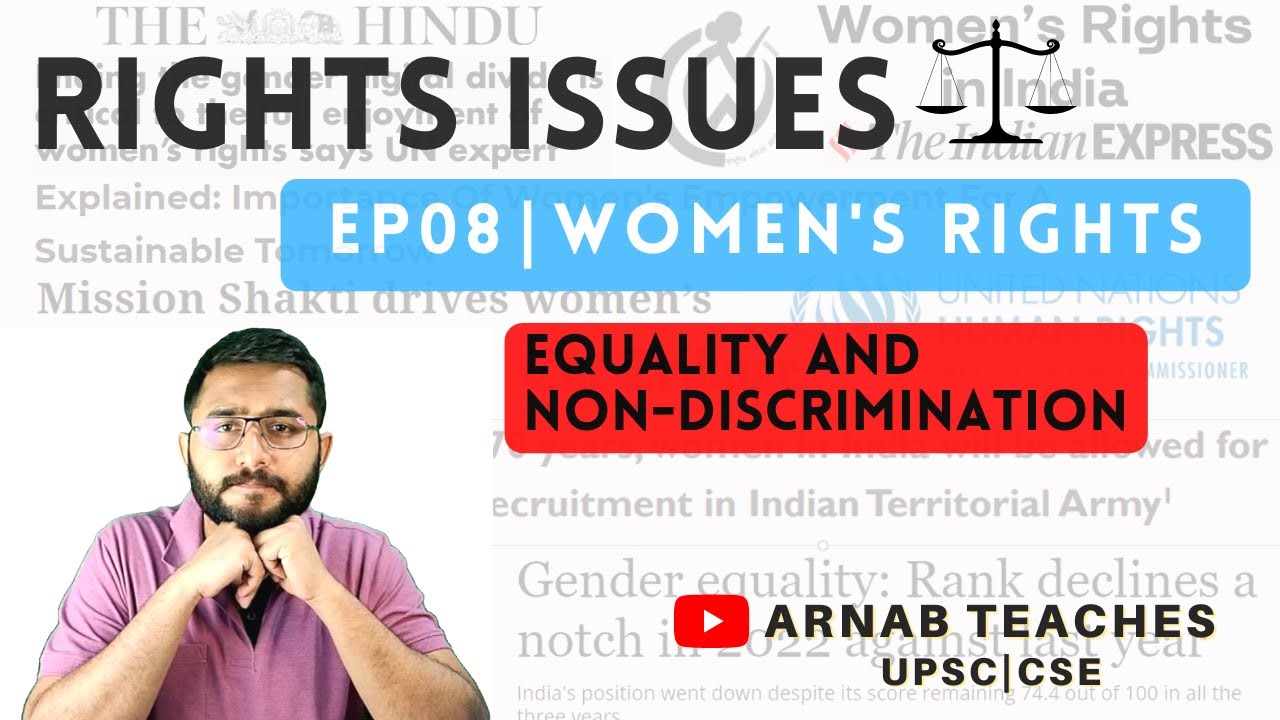 Gender Equality | Women's Rights | Rights Issues | UPSC CSE - YouTube