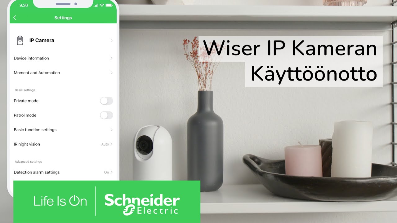 Wiser sisätiloihin tarkoitetun IP-kameran käyttöönotto - YouTube