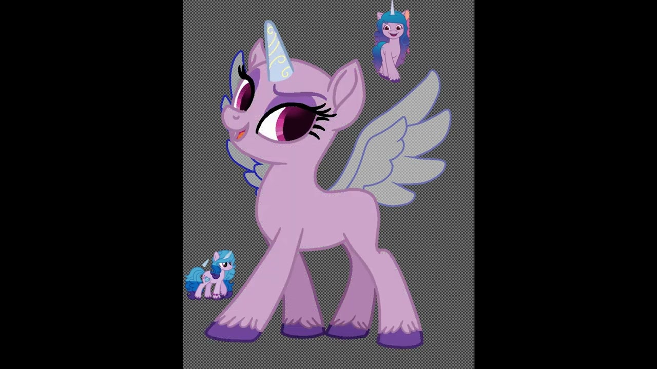 Izzy Moonbow in Mlp G4 movie style || Speedpaint - YouTube