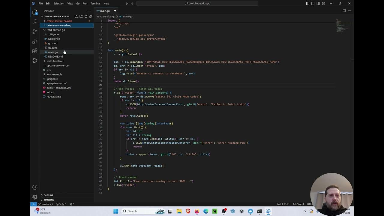 My Overkill(ed) Todo App - Haskell, Erlang, Rust, Go, Typescript - YouTube
