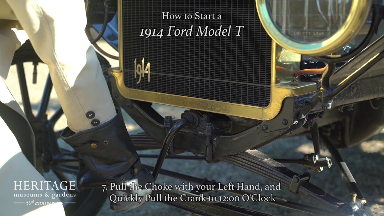 Starting Model T short version - YouTube
