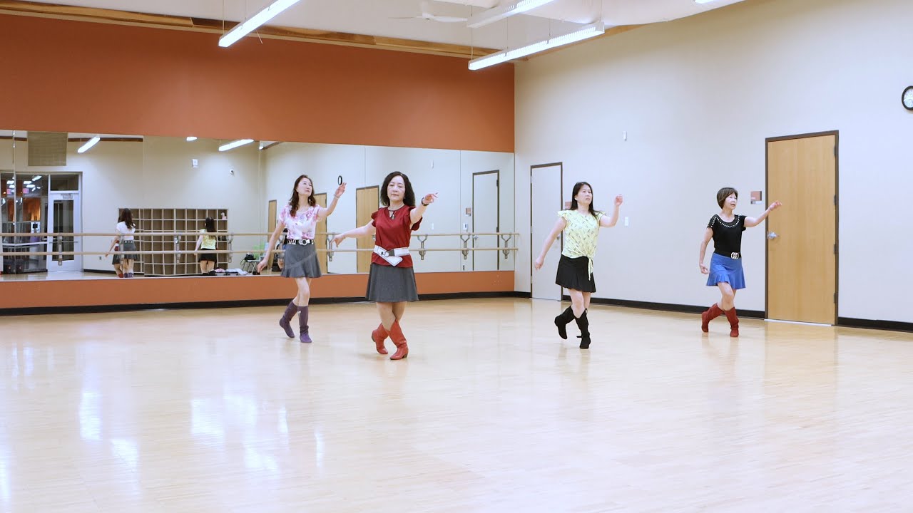One More Try - Line Dance (Dance & Teach) - YouTube