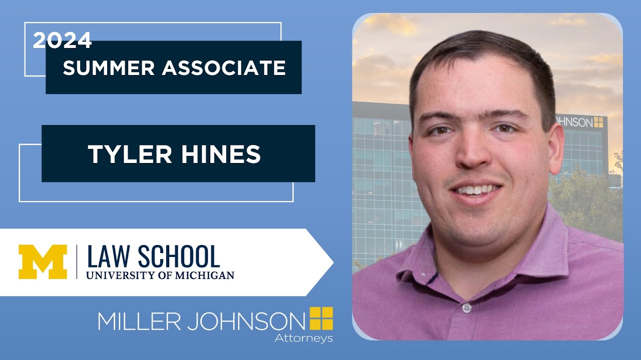 Tyler Hines from the University of Michigan Law School - 2024 Miller ...