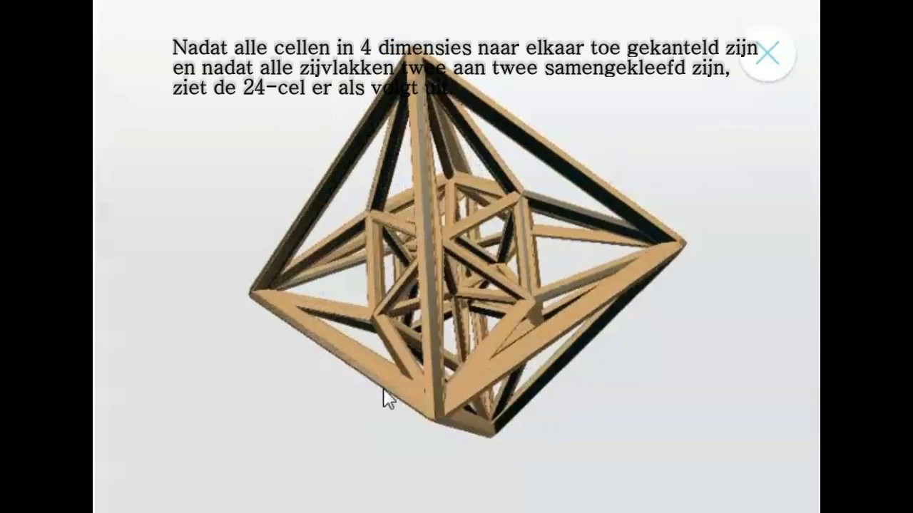De octaeder in de vierdimensionale ruimte - YouTube