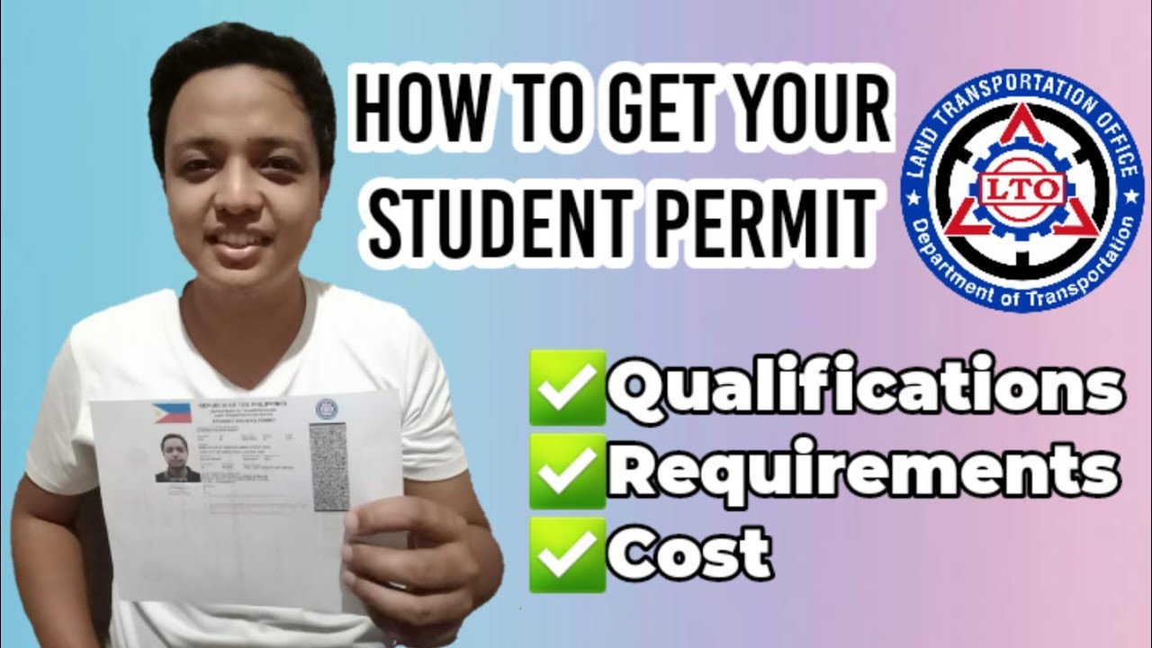 HOW TO GET YOUR STUDENT PERMIT | STEP BY STEP GUIDE - YouTube
