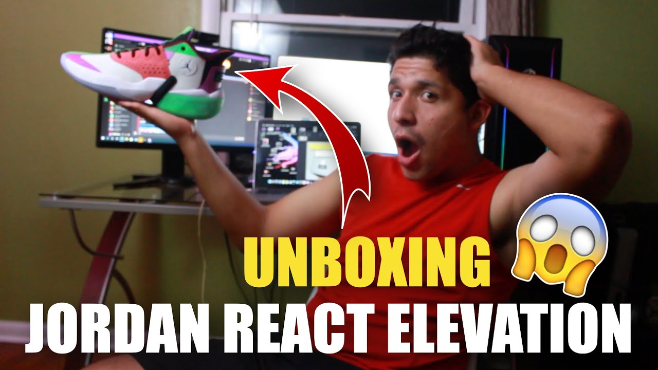 I Bought Jordan's React Elevation (Shoe Review/Unboxing)! - YouTube
