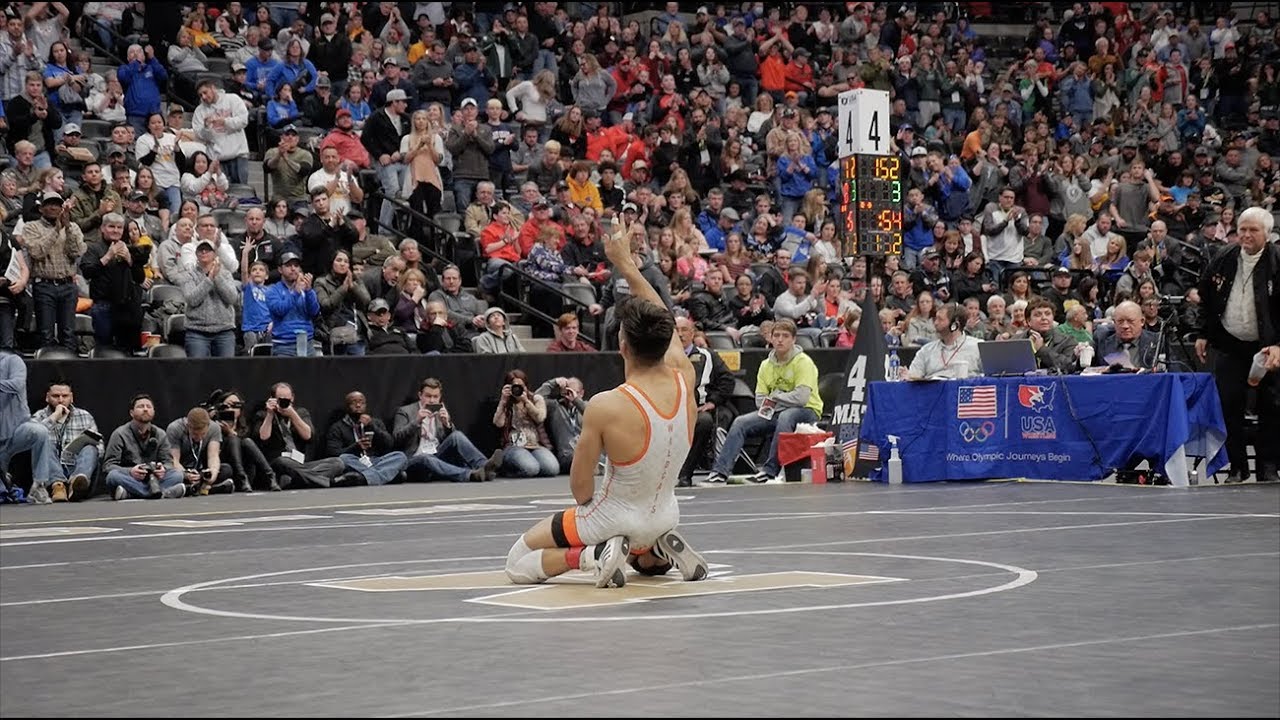 Andrew Alirez wins his fourth state wrestling title - YouTube