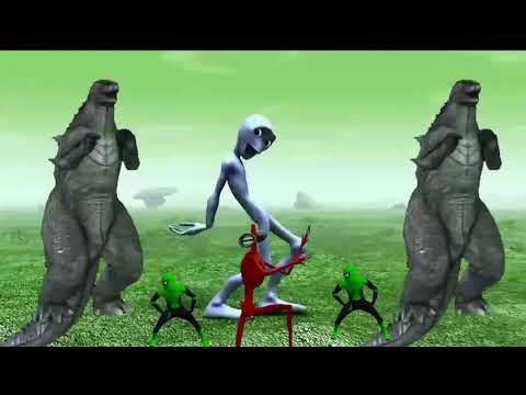 El Chombo Dame Tu Cosita | YENİ AKIM YEŞİL UZAYLI TİMSAH İLE DANS #dametucosita
