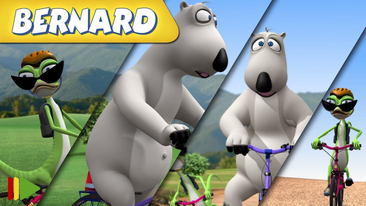 Bernard Bear | Mountain Biking AND MORE | 20 min Compilation | Cartoons ...
