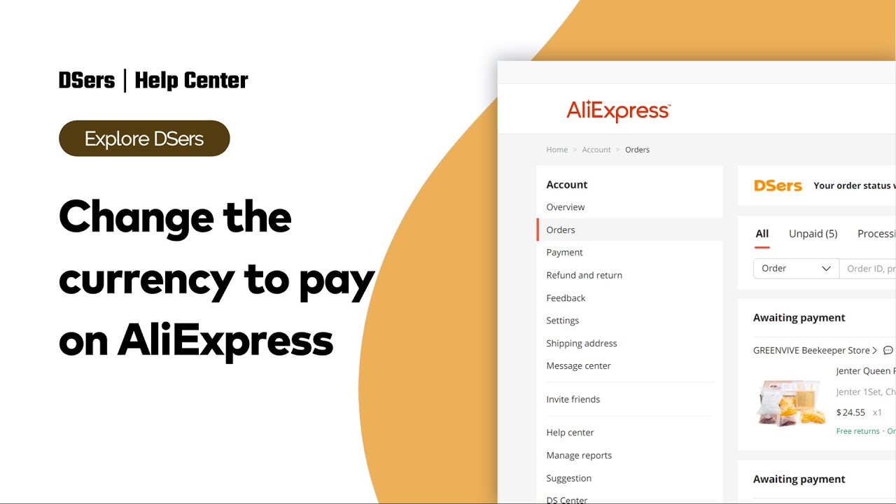 Explore DSers - Change the currency to pay on AliExpress - DSers - YouTube