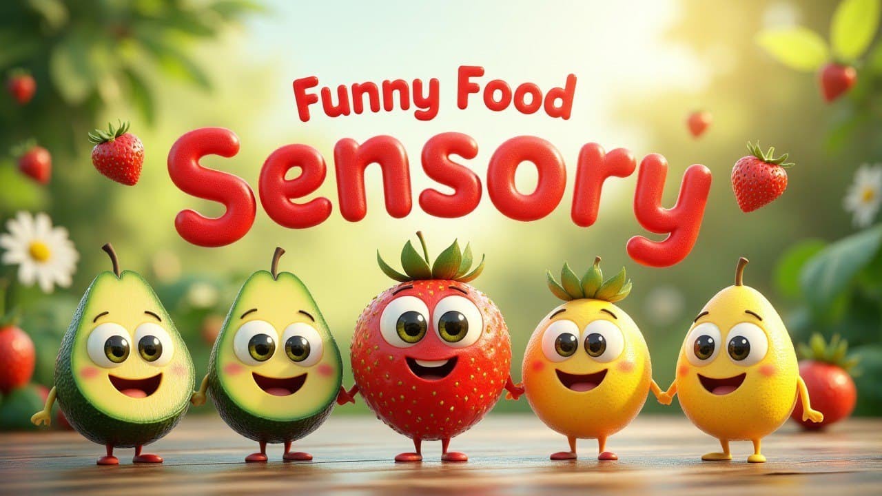 ABC Song - A to Z Nursery Rhymes by Funny Sensory Fruit Dancing ...