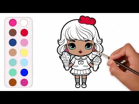 Fun L.O.L. Surprise Painting Tutorial for Kids (Ages 6-8) | Easy Step-by-Step Art!